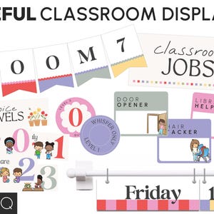 Editable SPRING GARDEN Classroom Decor Growing Bundle | Modern Pastel ...