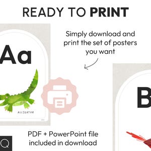 Editable Alphabet Posters | CACTUS Classroom Decor | Natural Earthy ...