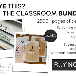 Vintage Retro Daisy Calm Classroom Theme Editable Class Labels, Signs ...