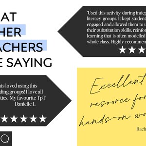 CVC Word Work - Initial, Medial + Final Sound Cards | Science of ...