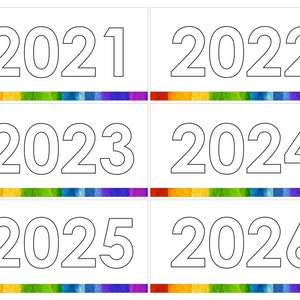 Rainbow WATERCOLOR PAINT Classroom Calendar - Etsy