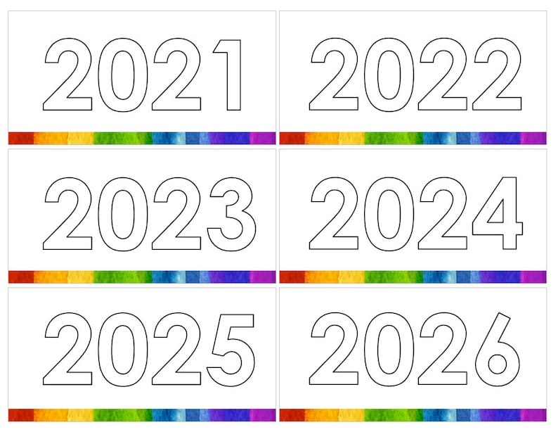 Rainbow WATERCOLOR PAINT Classroom Calendar - Etsy