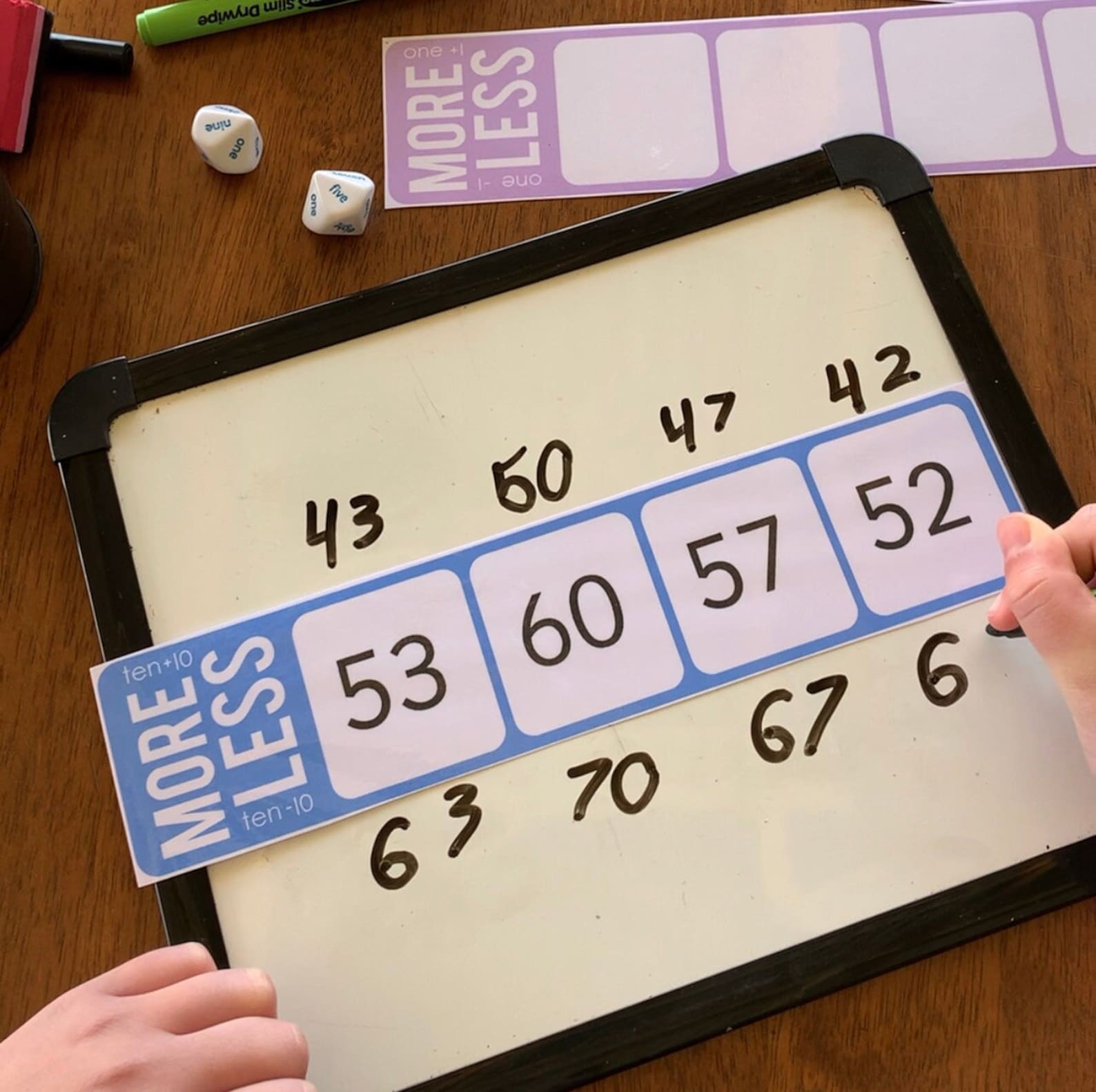 One More, One Less, Ten More, Ten Less Number Cards - Etsy