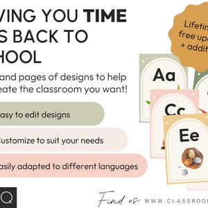 Vintage Retro Daisy Theme Classroom Decor Bundle HAZY DAISY Classroom ...