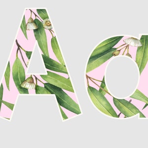 GUM LEAF Bulletin Board Lettering Pack Eucalyptus Class - Etsy Canada