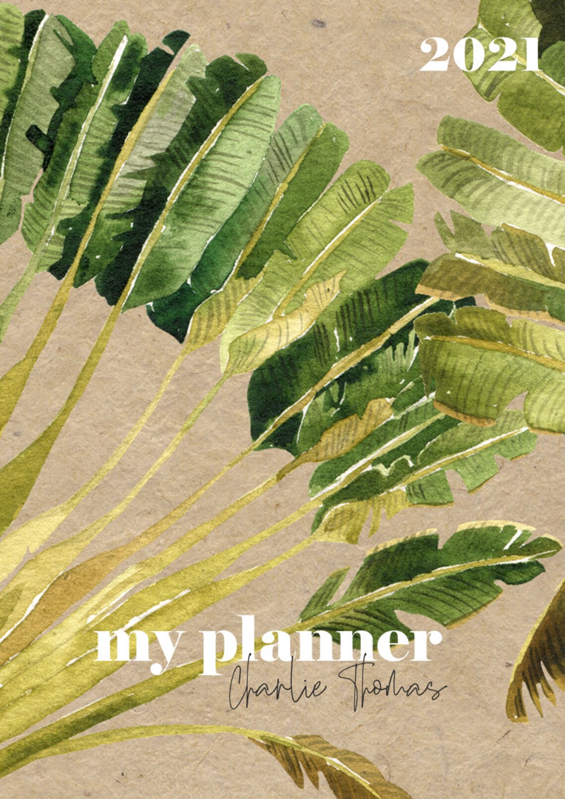 WILD TROPICS Binders Book Covers Pack Name | Etsy