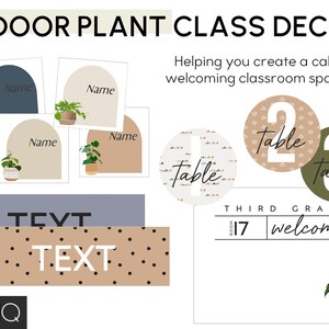 Editable Class Supply Labels, Posters & Signs Pack | PLANT LIFE ...