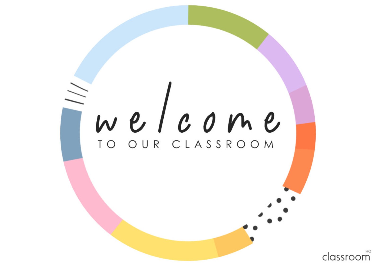Pastel Modern Rainbow Editable Class Door Decorations + Bulletin Board ...