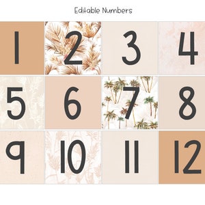 Calm Classroom Decor Neutral Class Theme Large Classroom Calendar ...