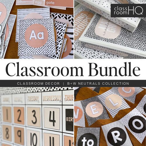 BOHO Classroom Decor Bundle - Etsy