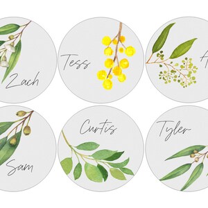 GUM LEAF Classroom Labels Signs Pack Eucalyptus Class - Etsy Canada