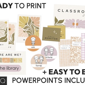 Groovy Vintage Retro Theme Classroom Decor BUNDLE | SUNDAZED Collection ...