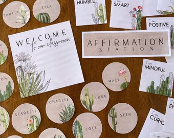 Cactus Classroom Door Display or Bulletin Board EDITABLE Classroom ...