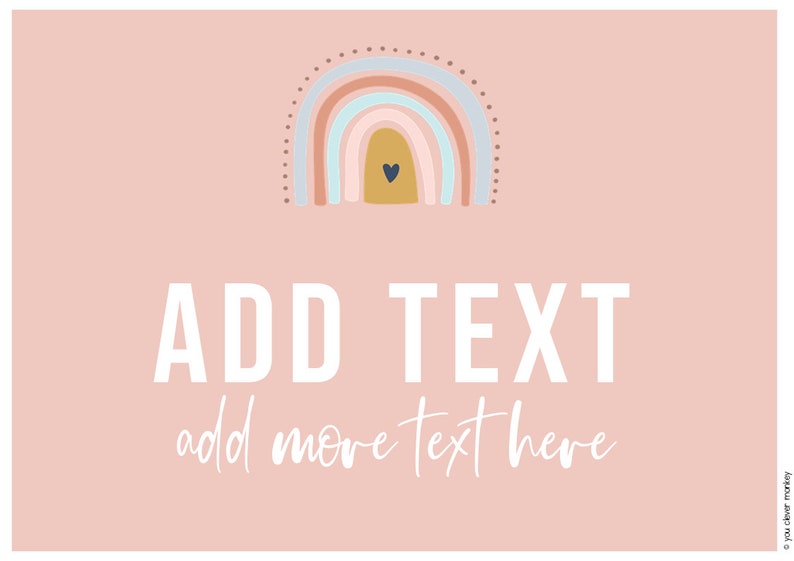 Modern BOHO RAINBOW Classroom Labels Signs Pack | Etsy