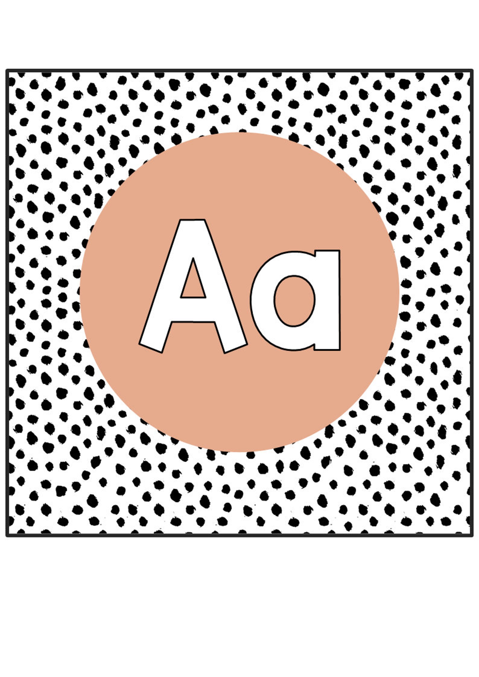 Neutral Classroom Decor Editable Alphabet Posters | B+W NEUTRALS ...