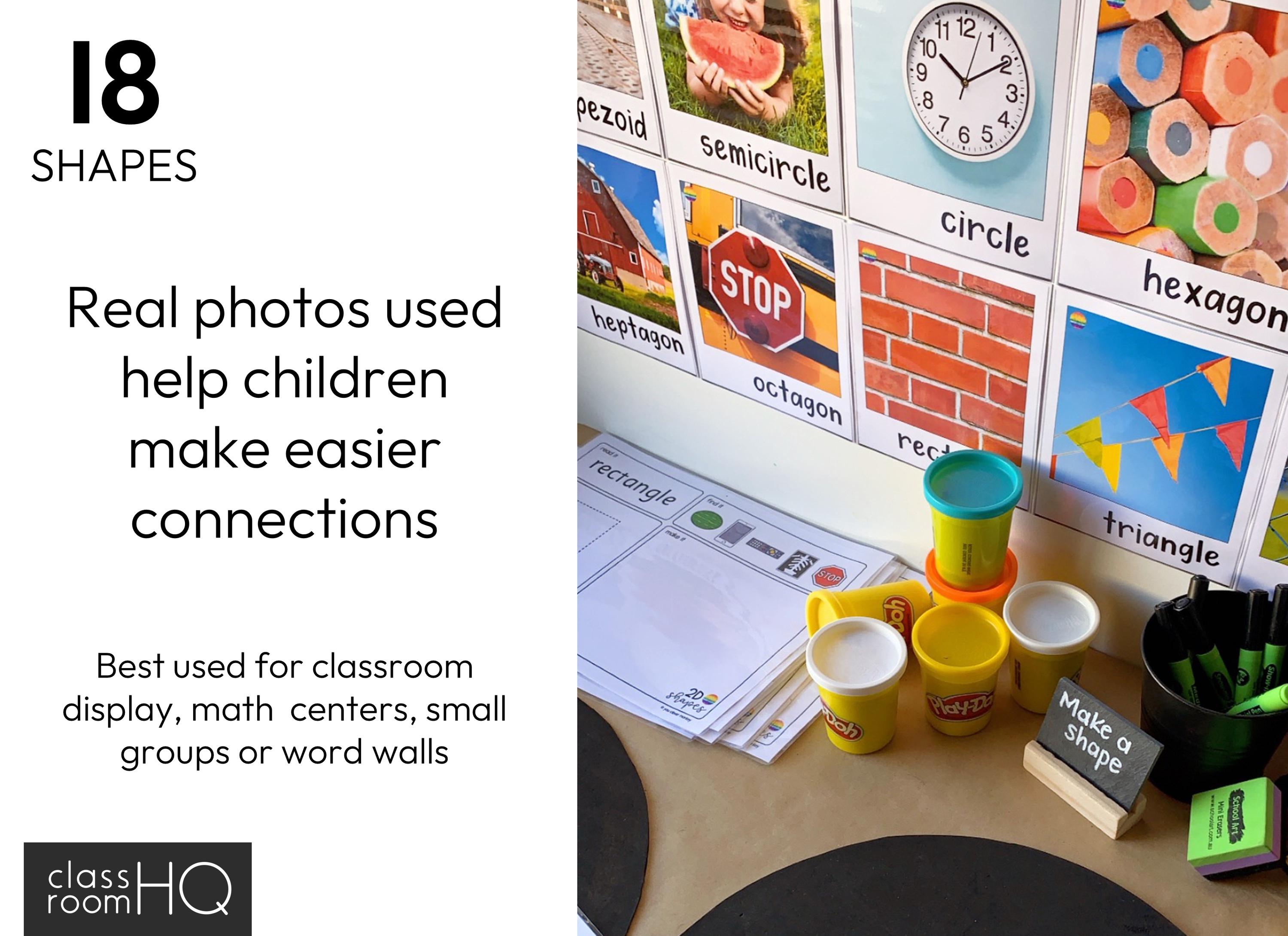 Non Fiction 2D Shape Posters With Real Life Photos - Etsy