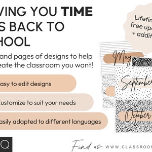 Neutral Classroom Decor BUNDLE | B+W NEUTRALS Collection - Etsy