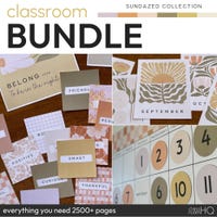 Boho Ocean Classroom Decor Bundle Modern Back to School Bulletin Board ...