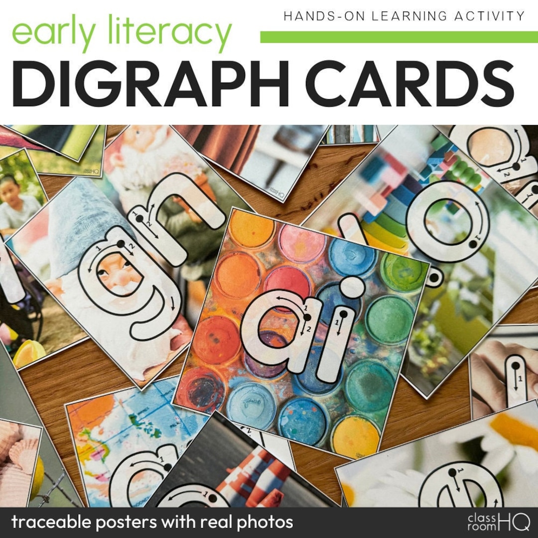 Traceable Digraph Mats - Hands on Digraph Posters | Science of Reading ...