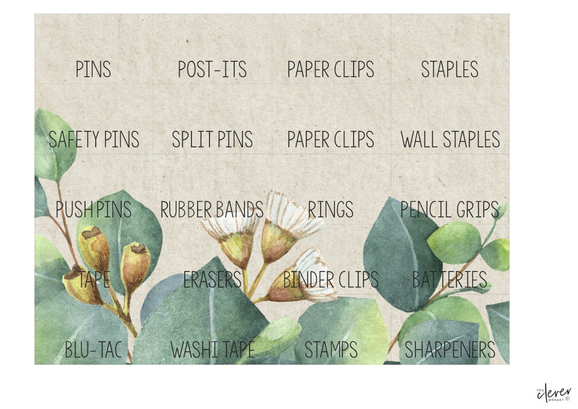 GUM LEAF Teacher Toolbox Eucalyptus Class Theme - Etsy