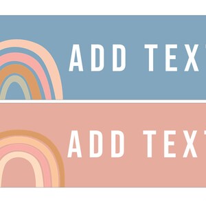 Modern BOHO RAINBOW Classroom Labels + Signs Pack - Etsy