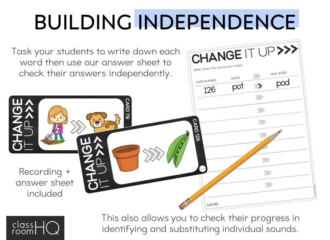 CVC Word Work Initial Medial Final Sound Cards Science - Etsy
