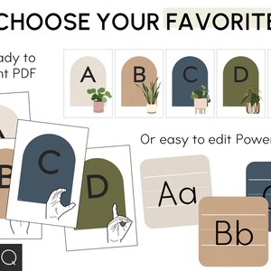 PLANT LIFE Alphabet Posters | ASL + Auslan Alphabet Posters - Etsy