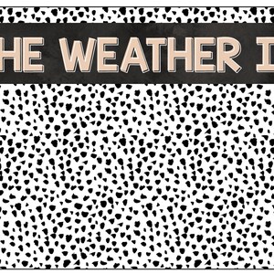 Neutral Classroom Decor Large Classroom Calendar | B+W NEUTRALS ...