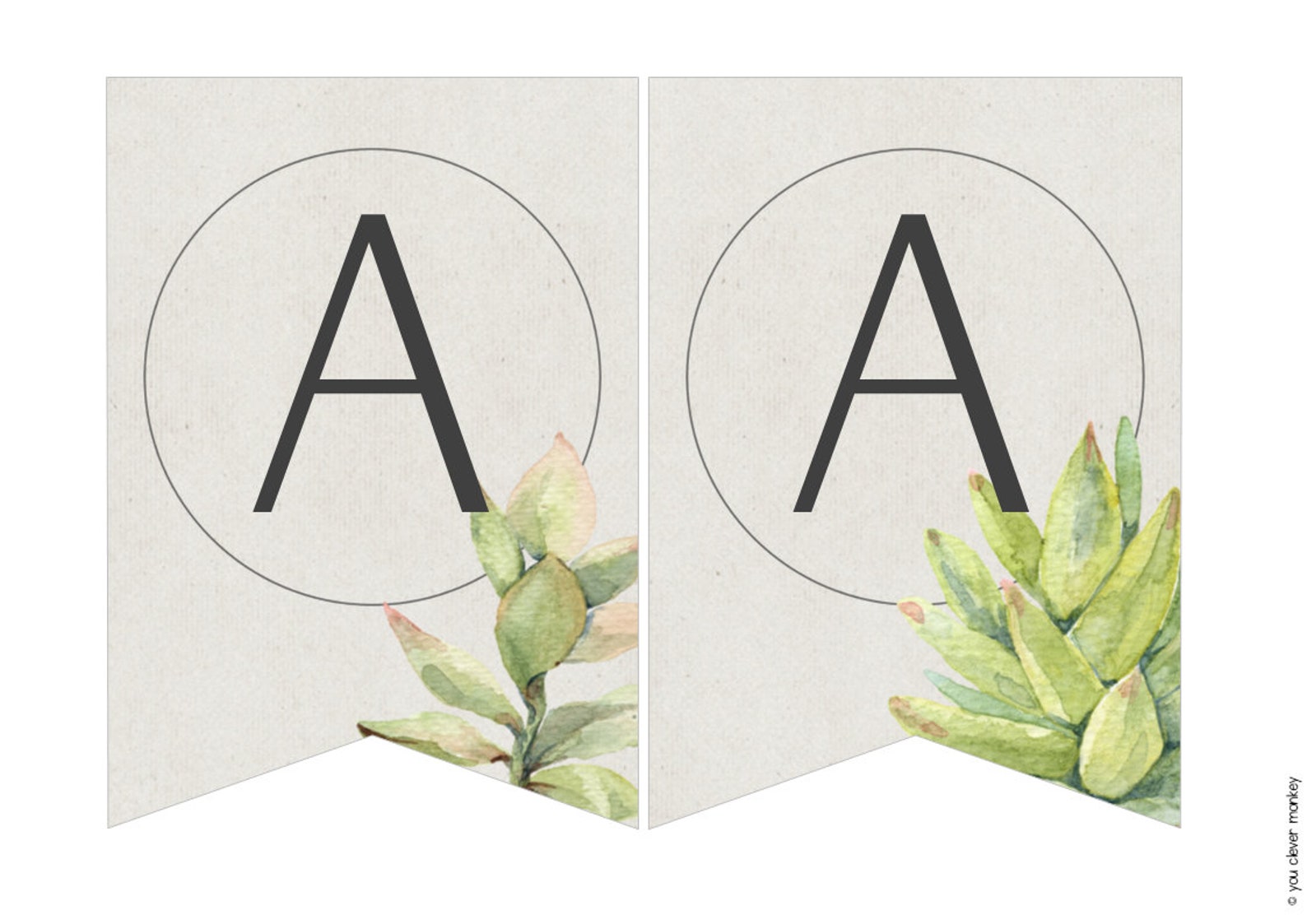 CACTUS Classroom Bunting Pack - Etsy