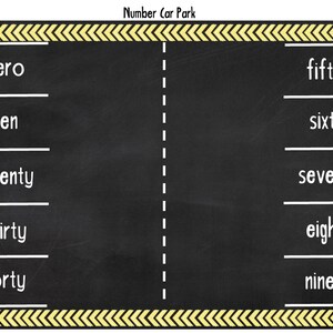 Number Car Park Mats - Etsy