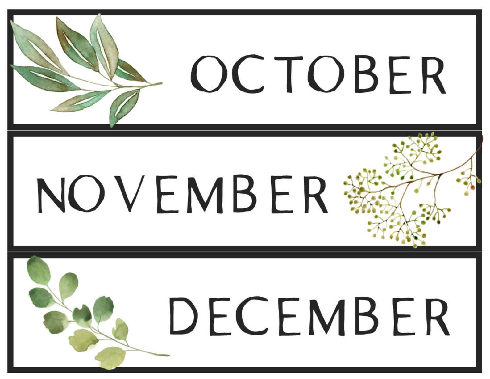 MODERN FARMHOUSE Large Classroom Calendar - Etsy