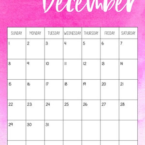 Watercolor Rainbow Theme Classroom Decor Simple One Month to a Page ...