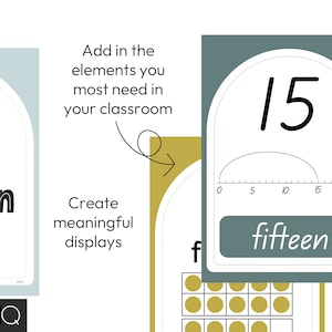 Wild Animal Zoo Theme Classroom Decor Editable Number Posters | ZOO ...