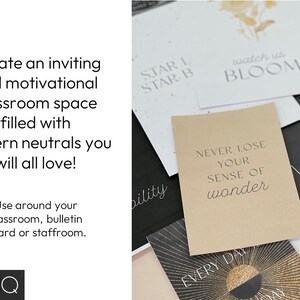 Celestial MIDSUMMER NIGHT Inspirational Classroom Posters | Neutral ...