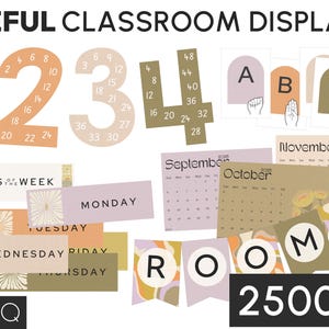 Groovy Vintage Retro Theme Classroom Decor BUNDLE | SUNDAZED Collection ...