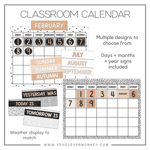 BW NEUTRALS Classroom Decor Bundle - Etsy UK