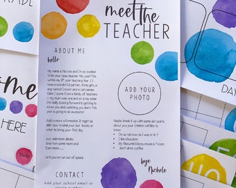 Meet the Teacher | Etsy