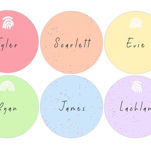 Pastel Modern Rainbow Editable Class Door Decorations + Bulletin Board ...