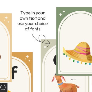 Vintage Retro Daisy Calm Classroom Theme Editable Alphabet Posters HAZY ...