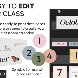 Vintage Cozy Natural Theme Classroom Decor Editable Large Classroom ...