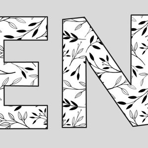 Farmhouse Botanical Greenery Theme Editable Class Door + Bulletin Board ...