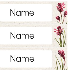 AUSSIE FLORA Editable Desk Plates | Eucalyptus Classroom Decor - Etsy ...