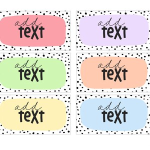 Pastel Modern Rainbow Classroom Decor Editable Teacher Toolbox Labels ...