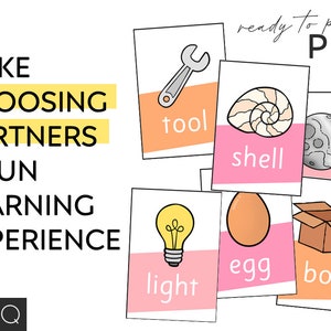 Pick A Partner - Compound Word Partner Cards Pack - Etsy