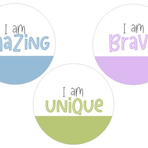 Pastel Modern Rainbow Classroom Decor Editable Affirmation Station Pack ...