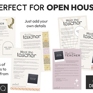 Groovy Vintage Retro Classroom Decor Theme Editable Meet the Teacher ...