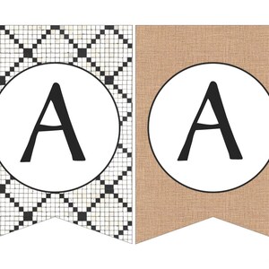 Botanical Greenery Theme Classroom Decor Class Bulletin Board Bunting ...