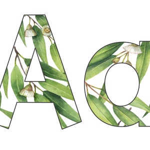 GUM LEAF Bulletin Board Lettering Pack - Etsy Canada