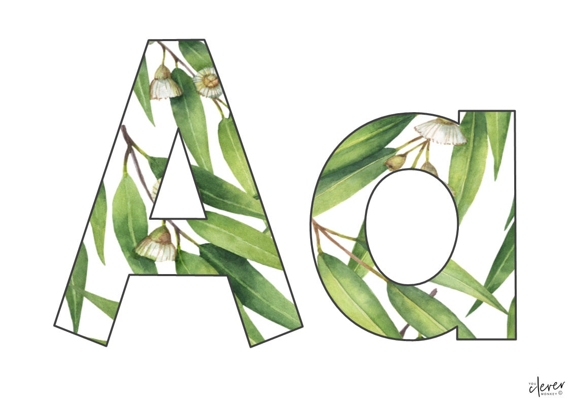 GUM LEAF Bulletin Board Lettering Pack - Etsy Canada