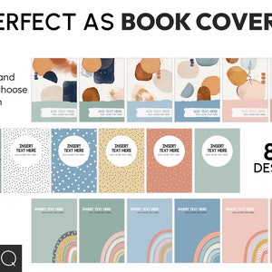 Modern BOHO RAINBOW Binders + Book Covers Pack - Etsy